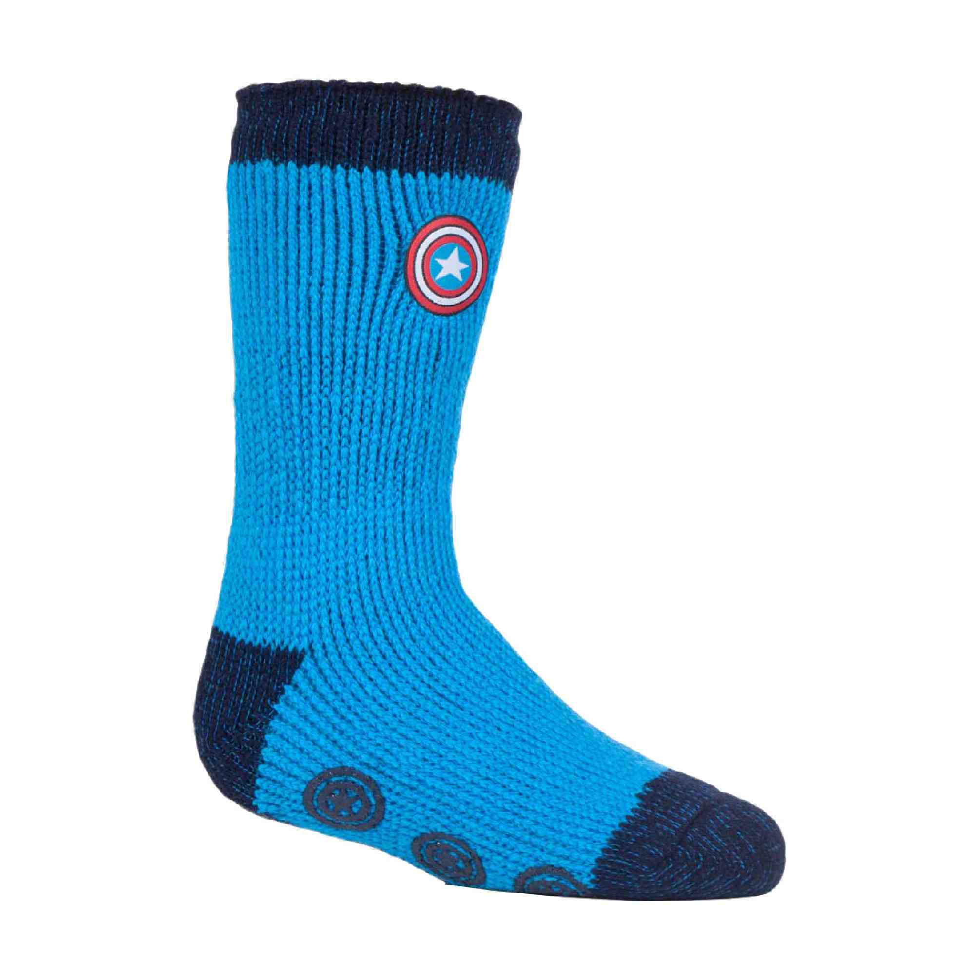Captain America Slipper Socks for Boys | By Heat Holders – Sock Snob