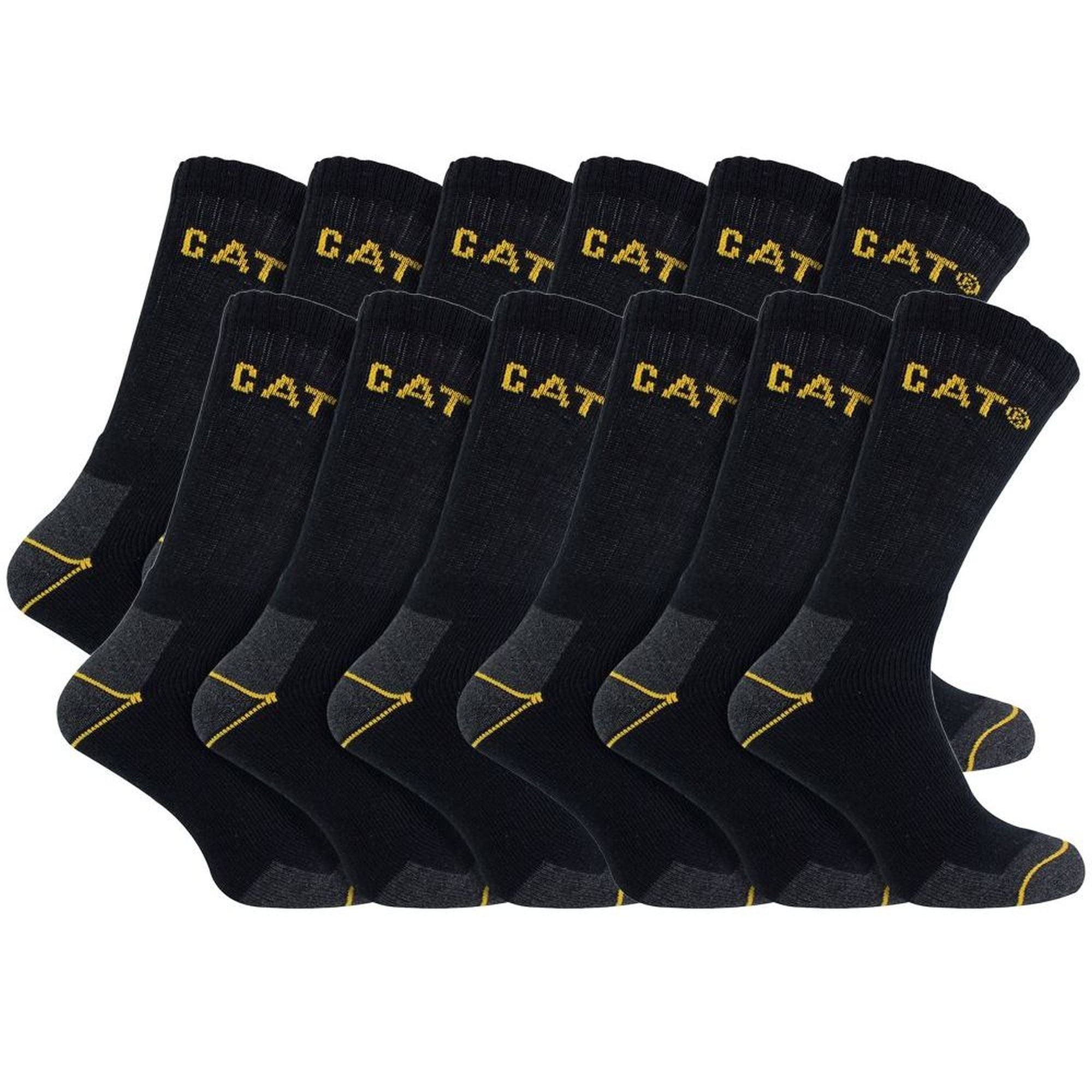 12 Pack Unisex Heavy Duty Work Socks for Steel Toe Boots – Sock Snob