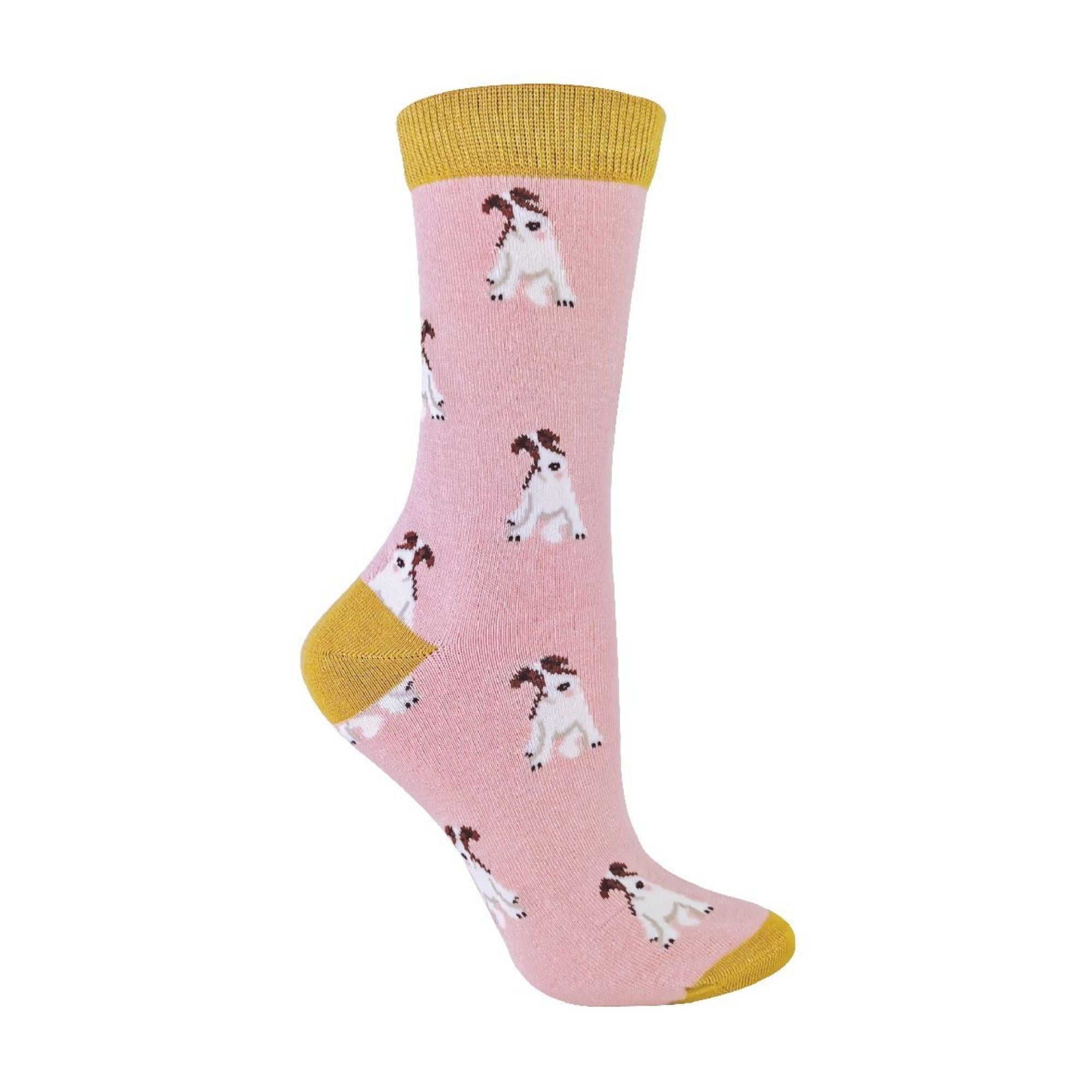 Ladies Fox Terrier Socks by Miss Sparrow | Bamboo Dog Socks Online ...
