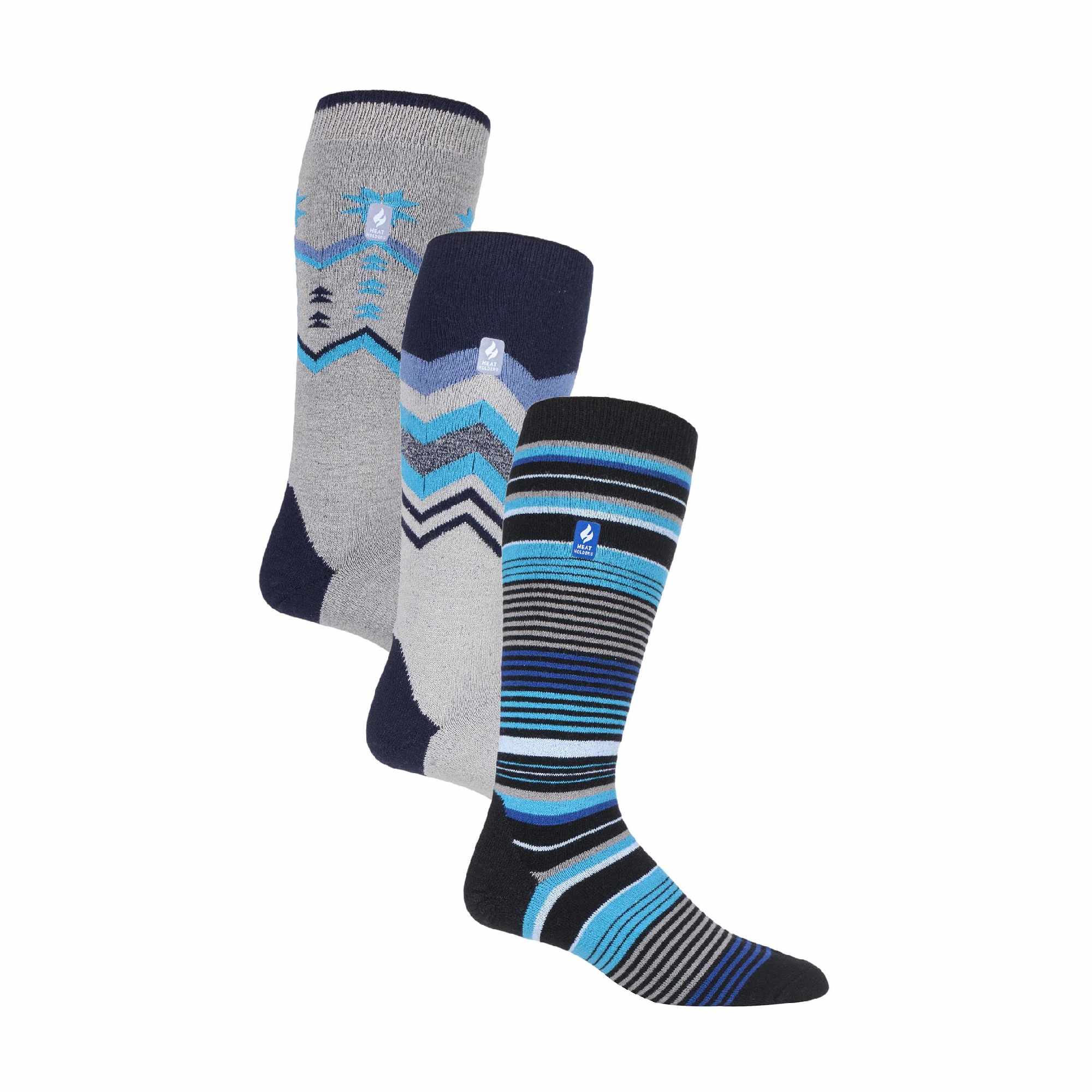 3 Pair Multipack Ultra Lightweight Mens Thermal Ski Socks – Sock Snob